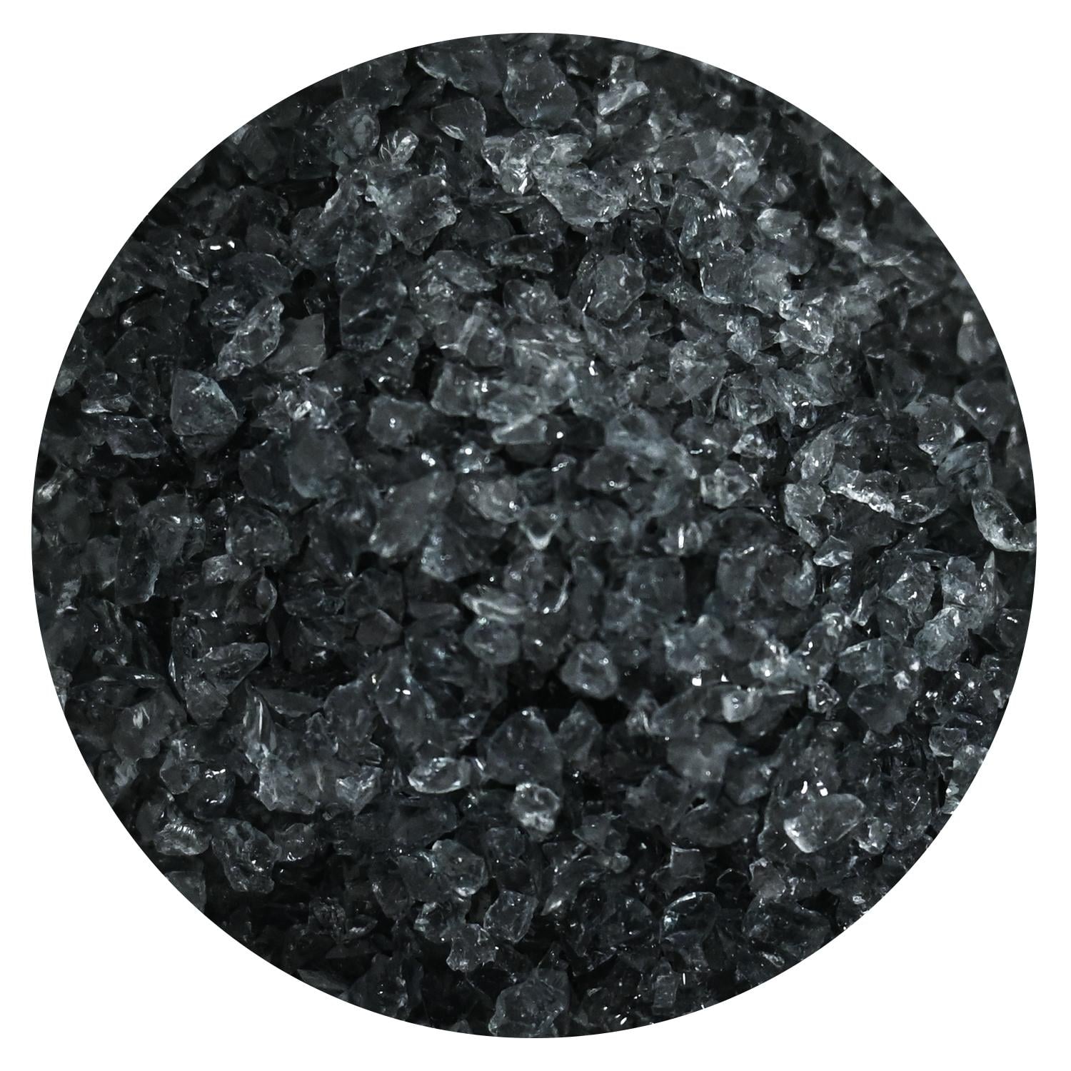 4 Oz Slate Gray Transparent Medium Frit - 96 COE | Y96