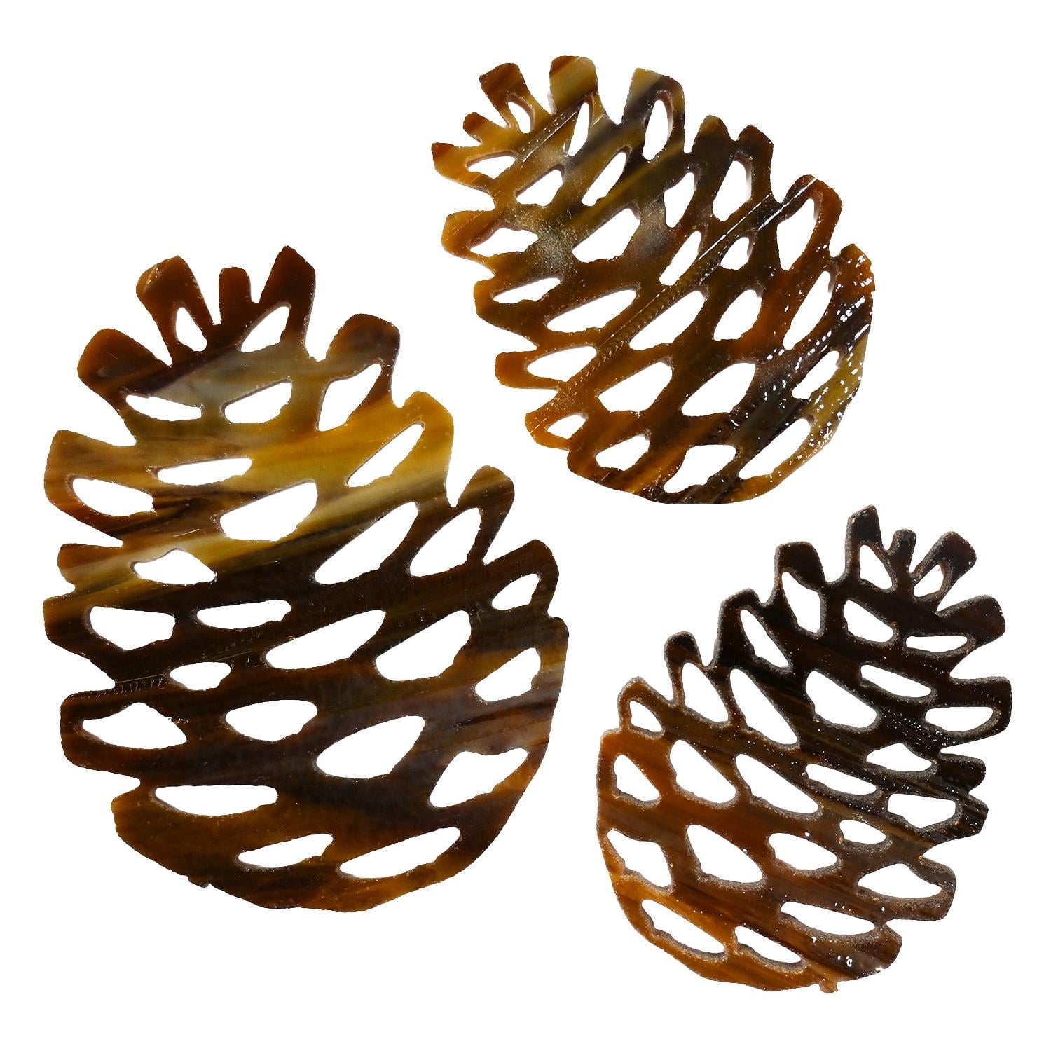 Pre-Cut Pinecones 3 Pack - 90 COE | Mosaic Supplies