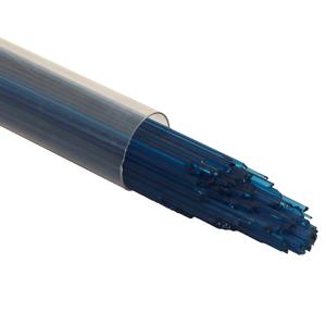 Oceanside Deep Aqua Transparent Stringers - 96 COE | Noodles Rods