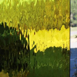 Oceanside Yellow Transparent Waterglass