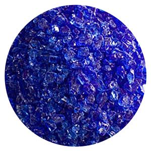 5 Lb True Blue Transparent Coarse Frit - 90 COE