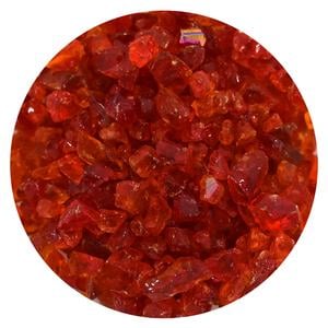 4 Oz Red Transparent Coarse Frit - 96 COE | Fusible Glass Deals
